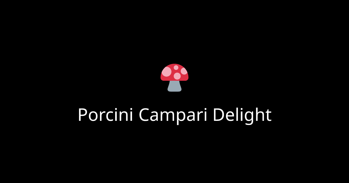 How to make a Porcini Campari Delight cocktail. Porcini Campari Delight ...