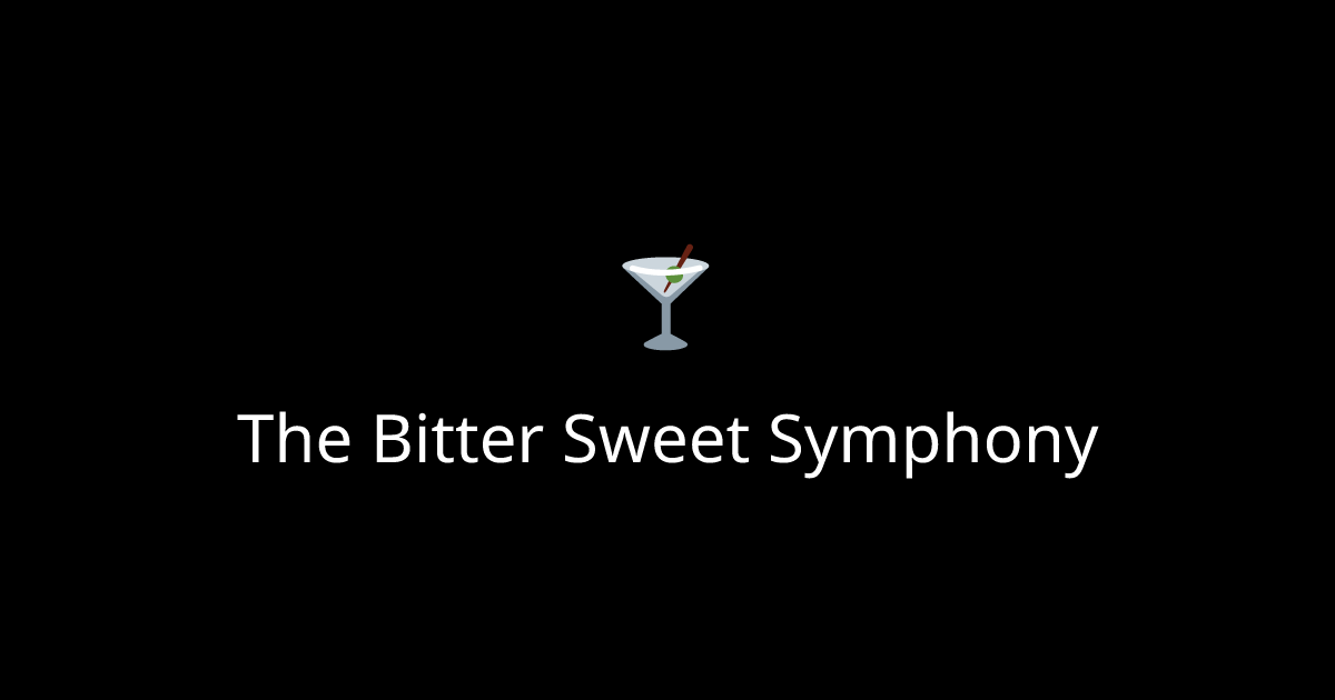 How to make a The Bitter Sweet Symphony cocktail. The Bitter Sweet ...